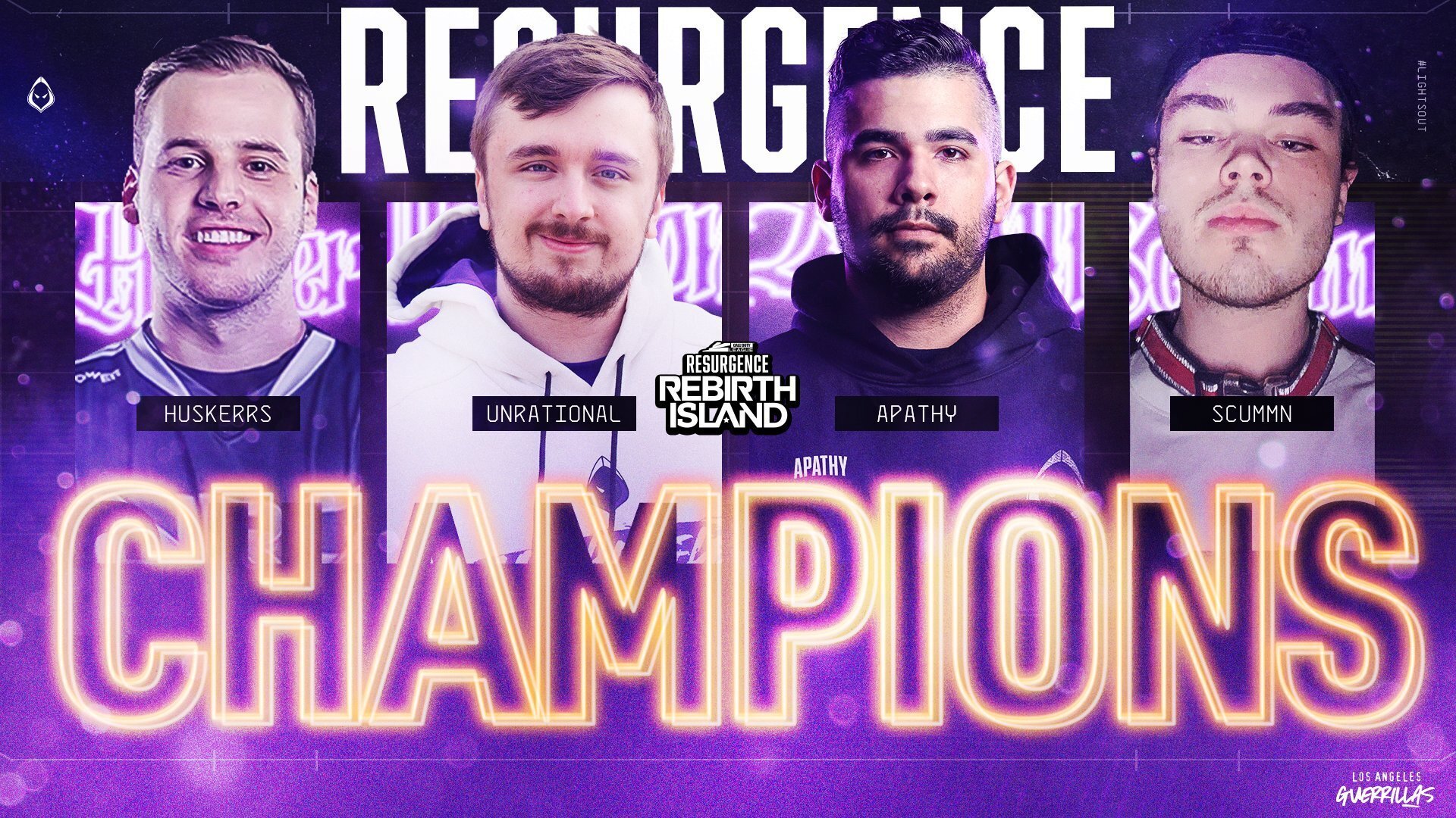 Los Angeles Guerrillas Win $100,000 Rebirth Island Tournament - Hotspawn