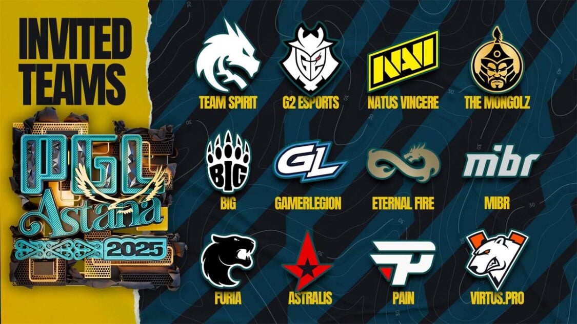 Vitality Skips PGL Astana 2025 As Invited Teams Announced - Hotspawn