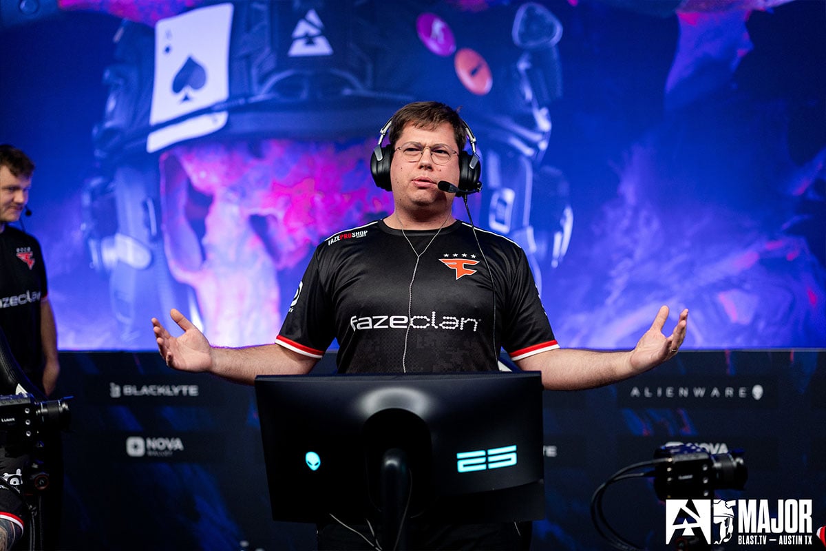 S1mple On Stage: FaZe Head To The BLAST.tv Austin Major 2025 Playoffs - Hotspawn