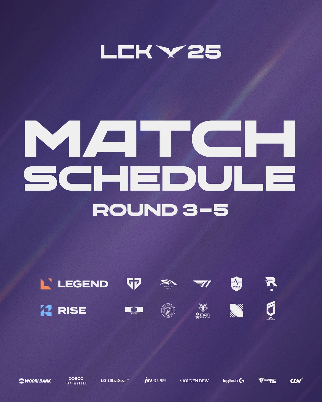 League Of Legends LCK Rounds 3-5 Schedule Unveiled - Hotspawn