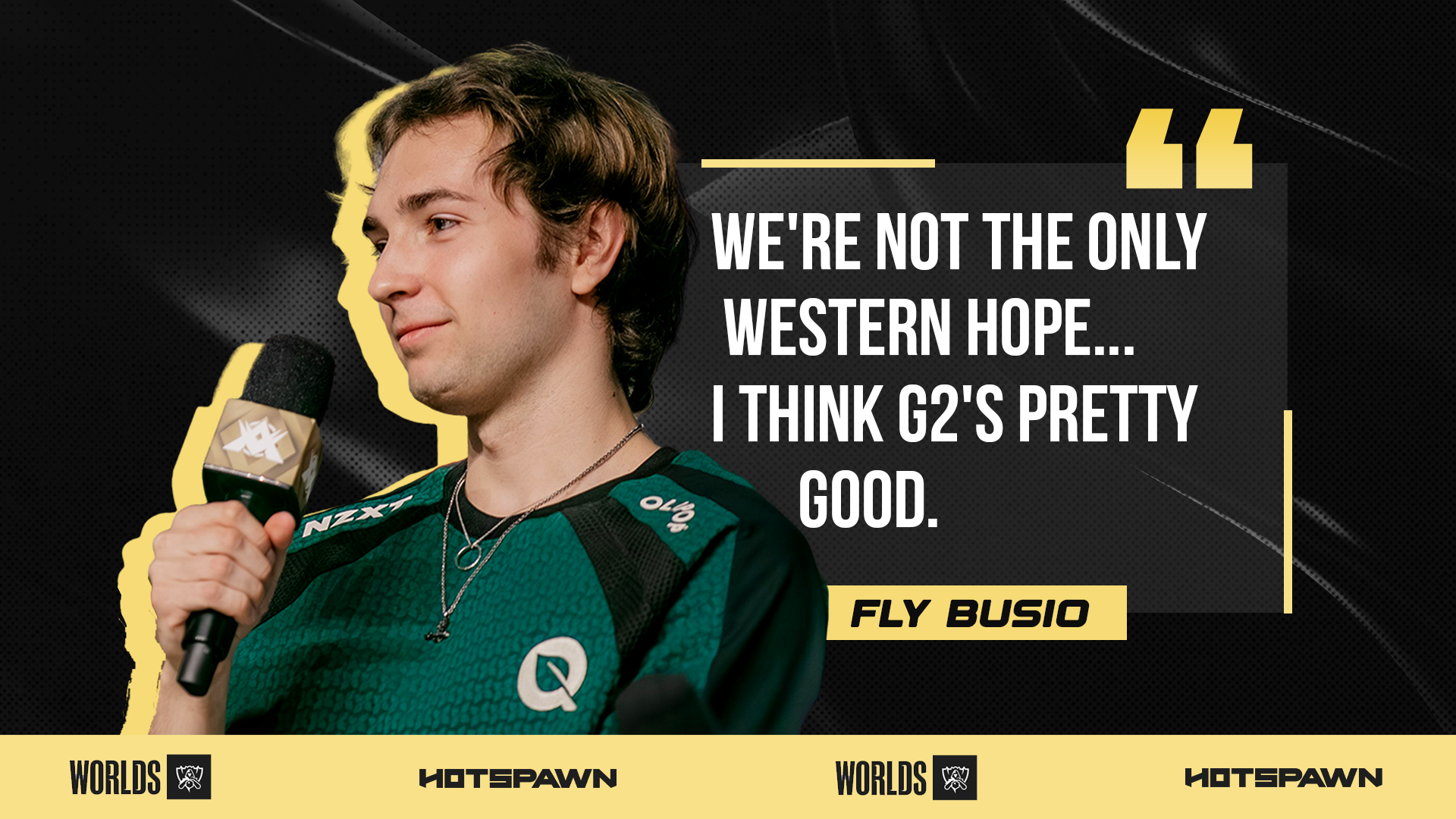 FLY Busio: "We're Not The Only Western Hope... I Think G2's Pretty Good ...