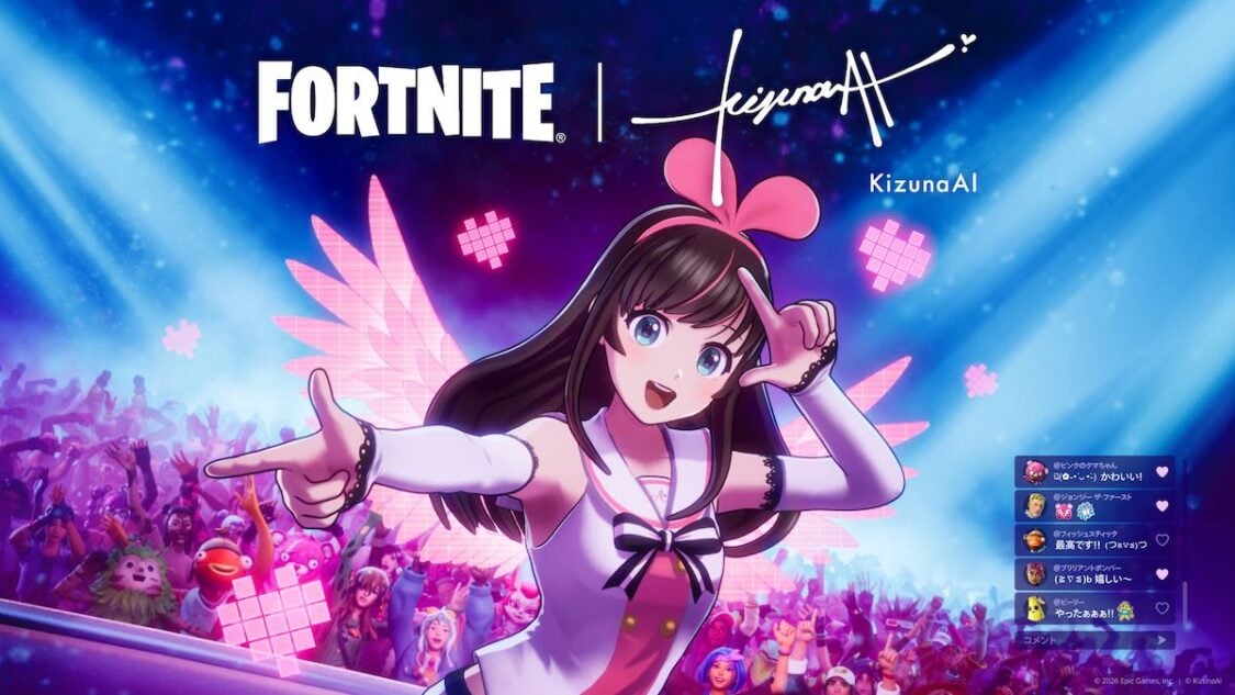 Kizuna AI Fortnite Skin Coming - Big V-Tuber Collab